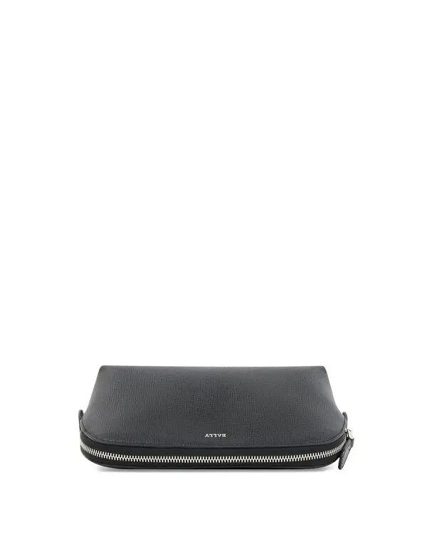 Bally Wrap Zipper Wallet - Black