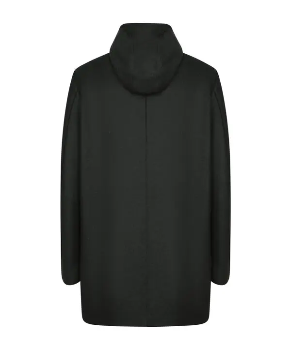 Harris Wharf London Bouclé Wool Parka Coat