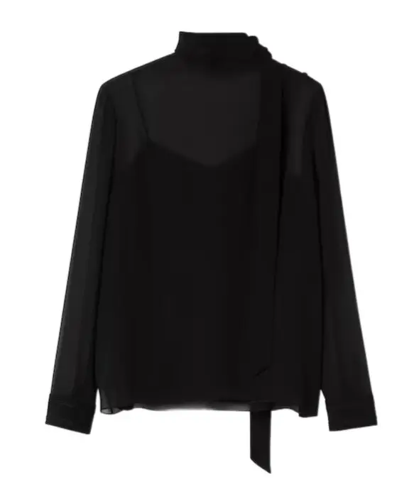 Gucci Layered Sheer Detailed Blouse