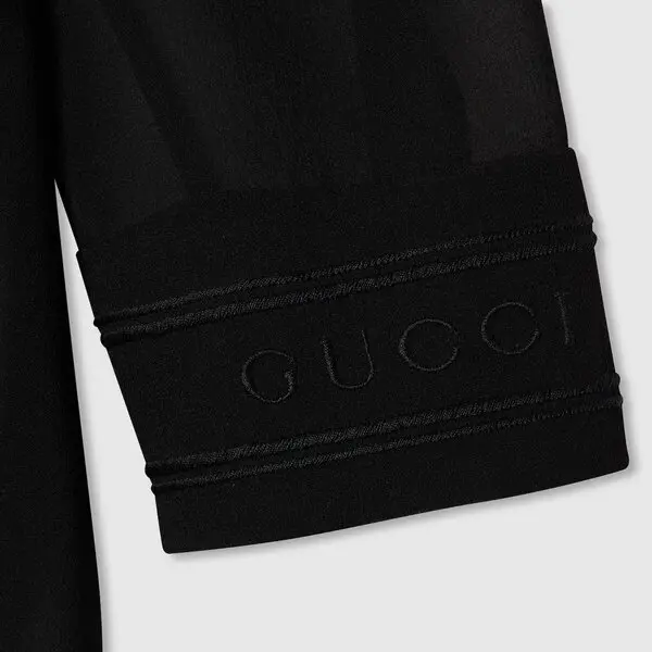 Gucci Layered Sheer Detailed Blouse