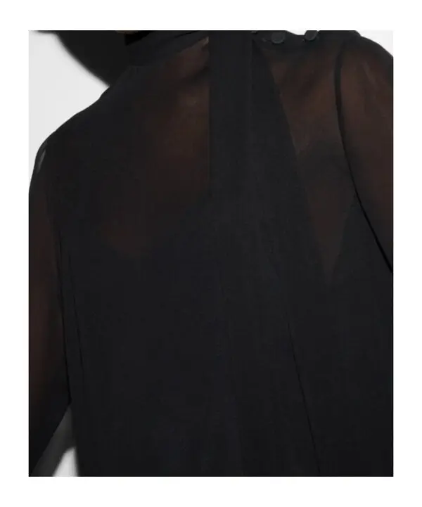 Gucci Layered Sheer Detailed Blouse