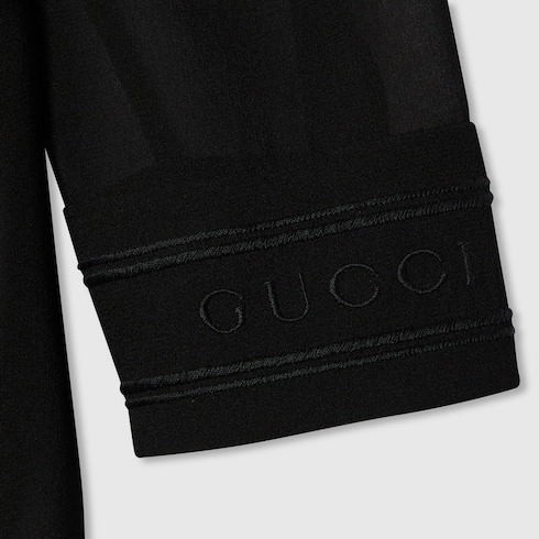 Gucci Layered Sheer Detailed Blouse