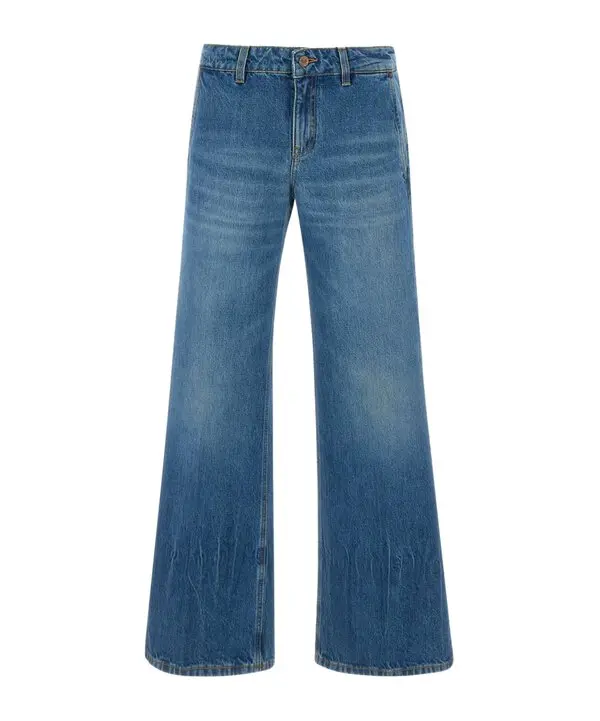 Victoria Beckham Wide Leg Jeans - Blue