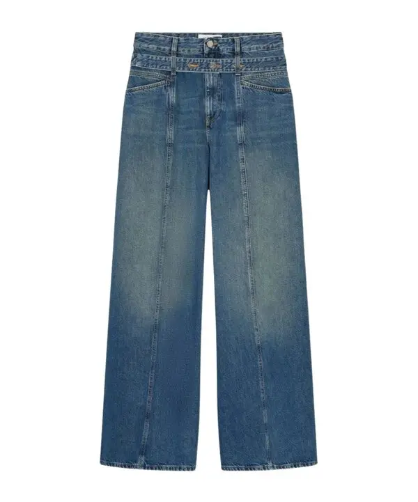 Closed Zoya-x Panelled Wide-leg Jeans - Blue