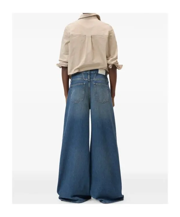 Closed Zoya-x Panelled Wide-leg Jeans - Blue