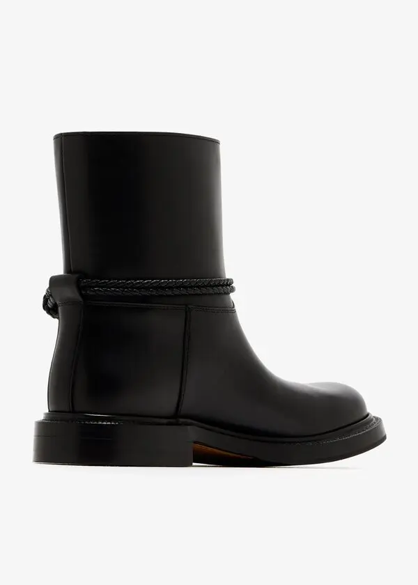 Bottega Veneta James Ankle Boots - Black