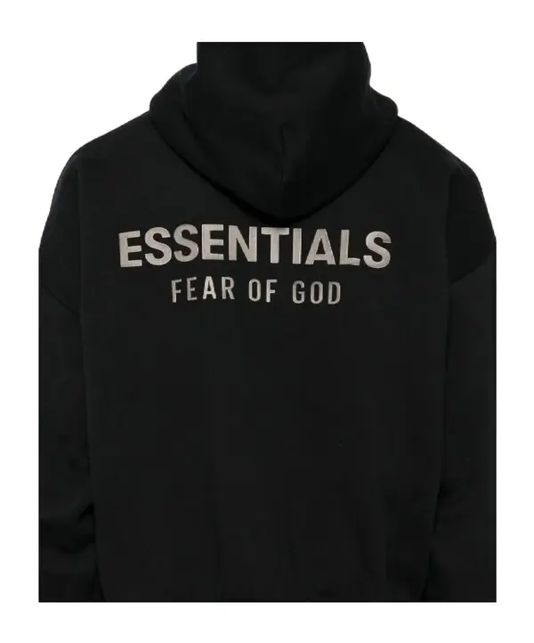 Fear Of God Zip Up Hoodie - Black