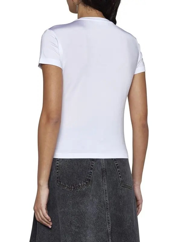 Y/project Detailed Crewneck T-shirt - White