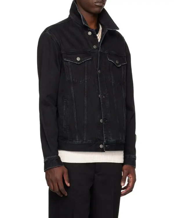 GOLDEN GOOSE Buttoned Denim Jacket - Black