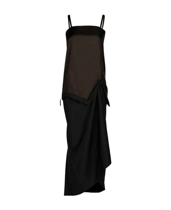MAISON MARGIELA Panelled Midi Strap Dress - No
