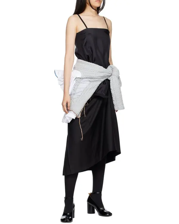 MAISON MARGIELA Panelled Midi Strap Dress