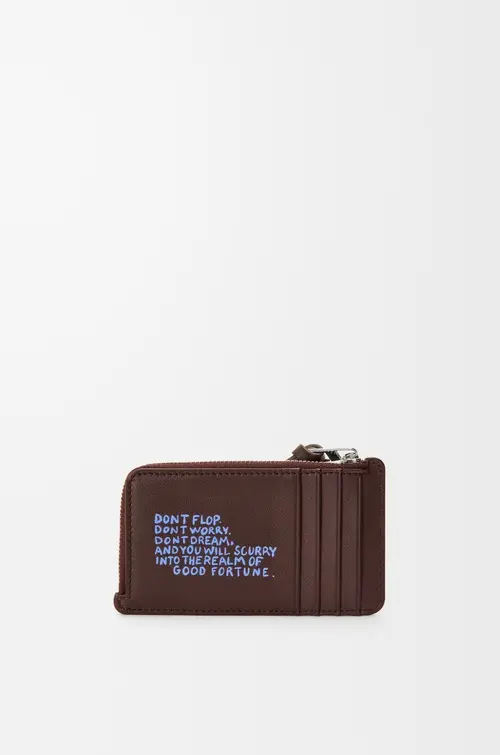Loewe Cat-patterned Card Holder And Coin Purse