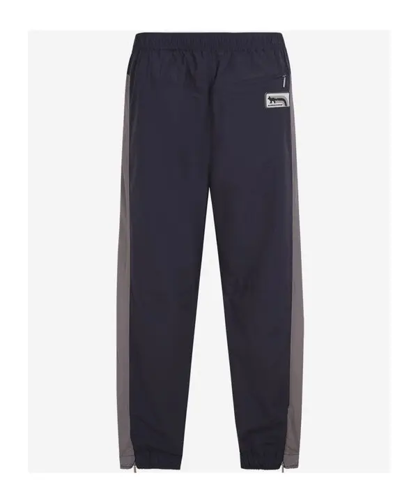 Maison Kitsuné Colour-block Tapered Track Pants - Black