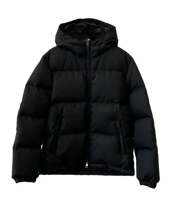 Gucci Monogrammed Zip-up Puffer Jacket With Hood