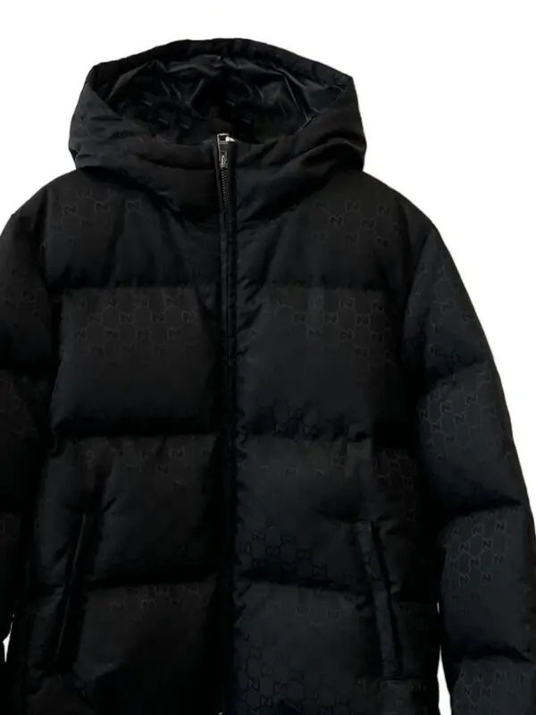 Gucci Monogrammed Zip-up Puffer Jacket With Hood