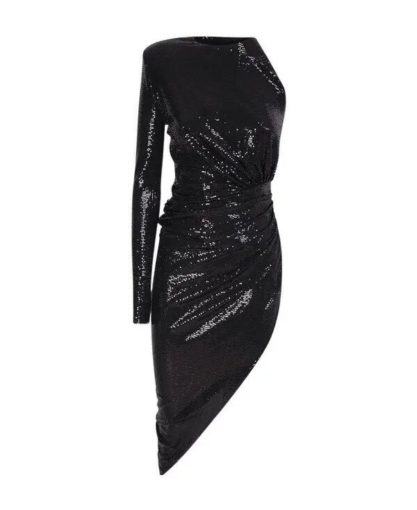 Alexandre Vauthier Embellished One-shoulder Asymmetric Dress