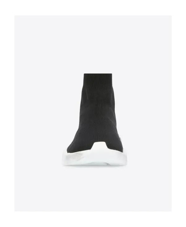Balenciaga Speed 2.0 Graffiti-printed Sock Sneakers - Black
