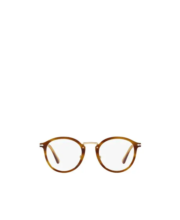 Persol Round Frame Eyeglasses - Brown