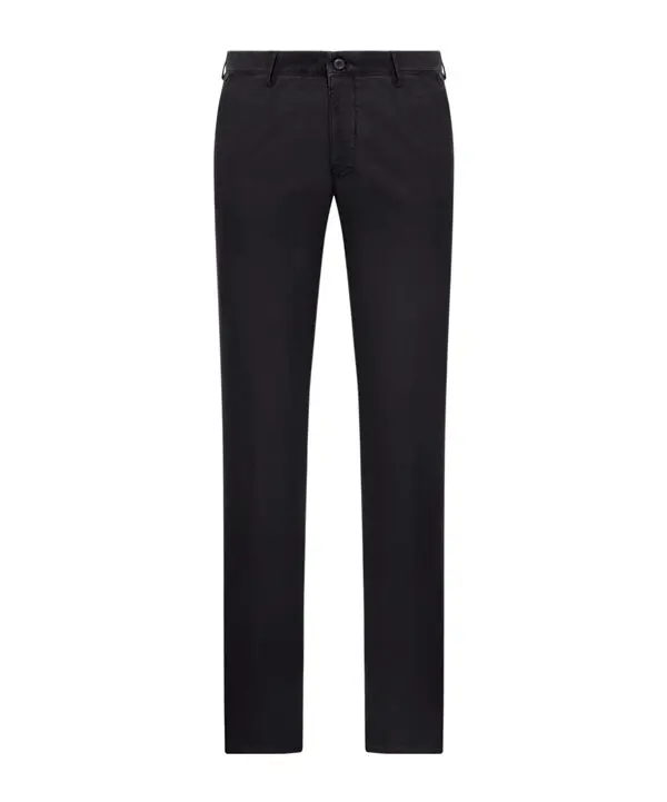 Incotex Belt Loops Casual Trousers - Black