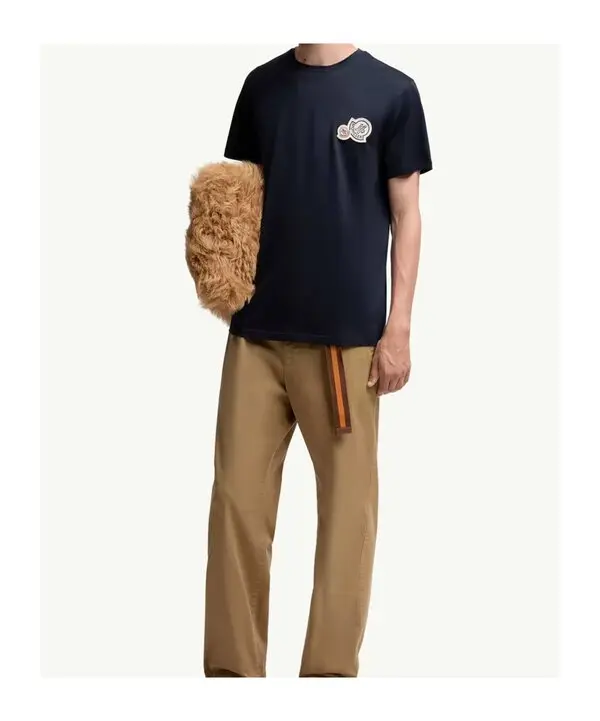 Moncler Logo Patch Crewneck T-shirt