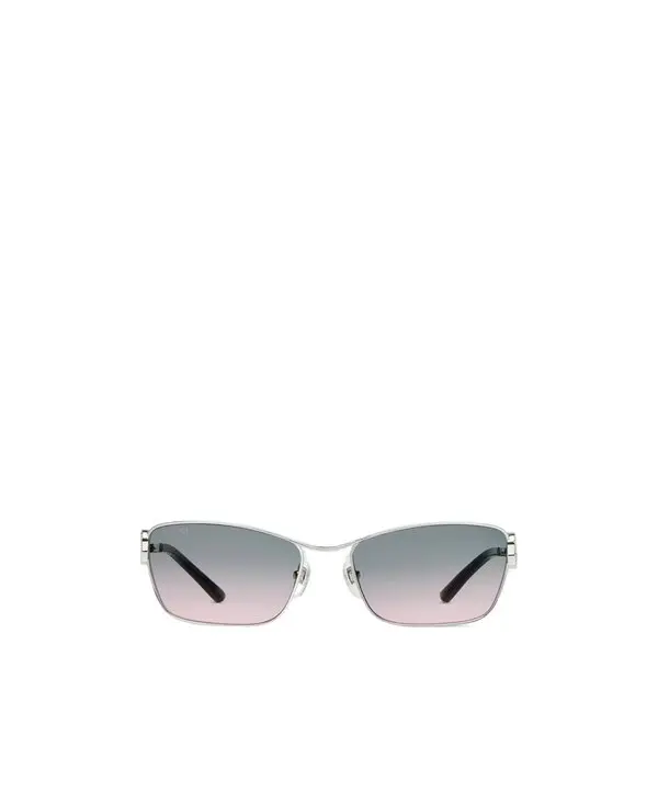 Gucci Rectangular Frame Sunglasses - Silver