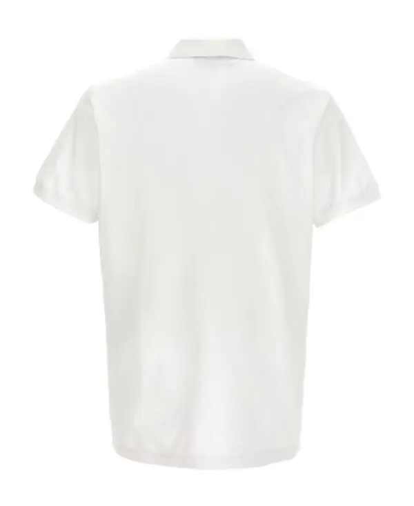 Dsquared2 Logo-embroidered Short Sleeved Polo Shirt - White