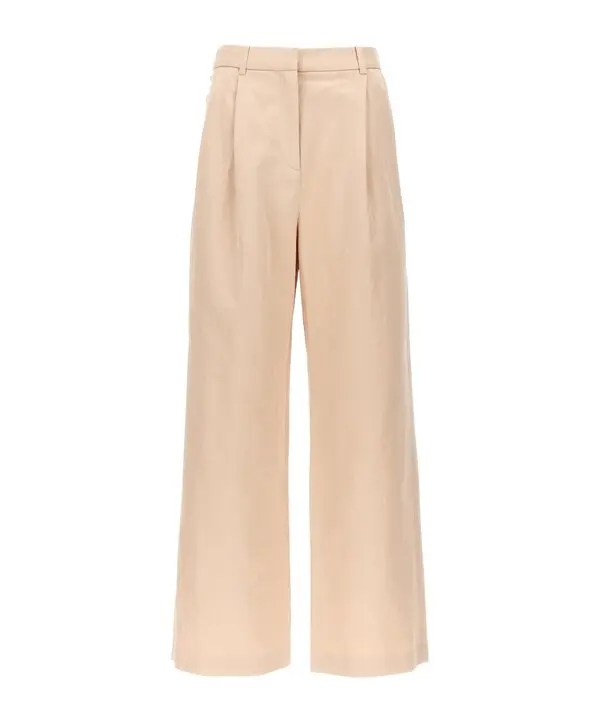 LOULOU STUDIO Idai Wide-leg Tailored Pleated Pants