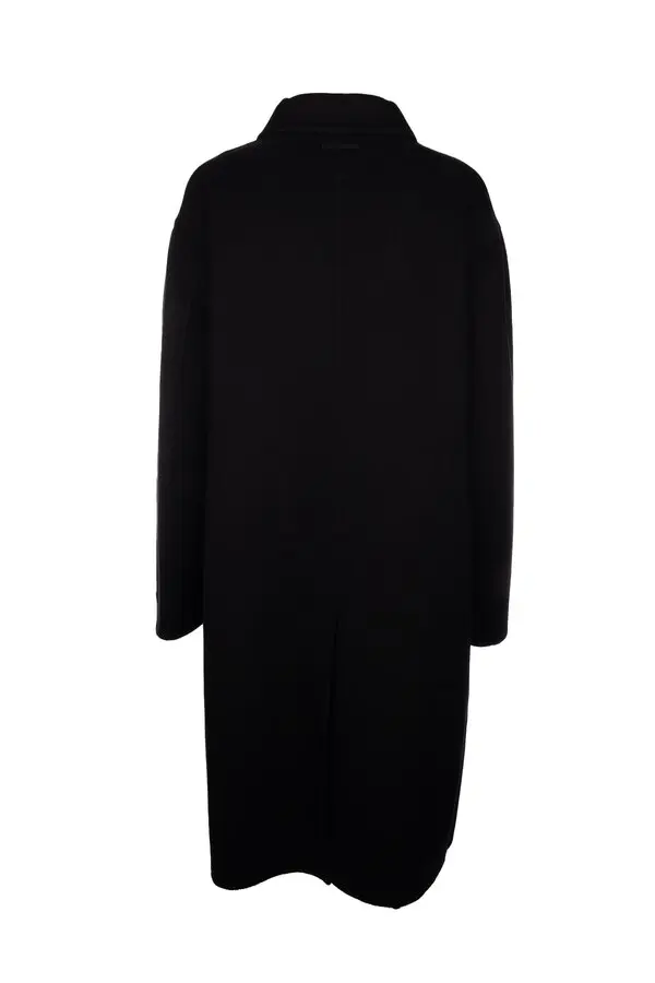 Prada Buttoned Long Sleeve Coat - Blue