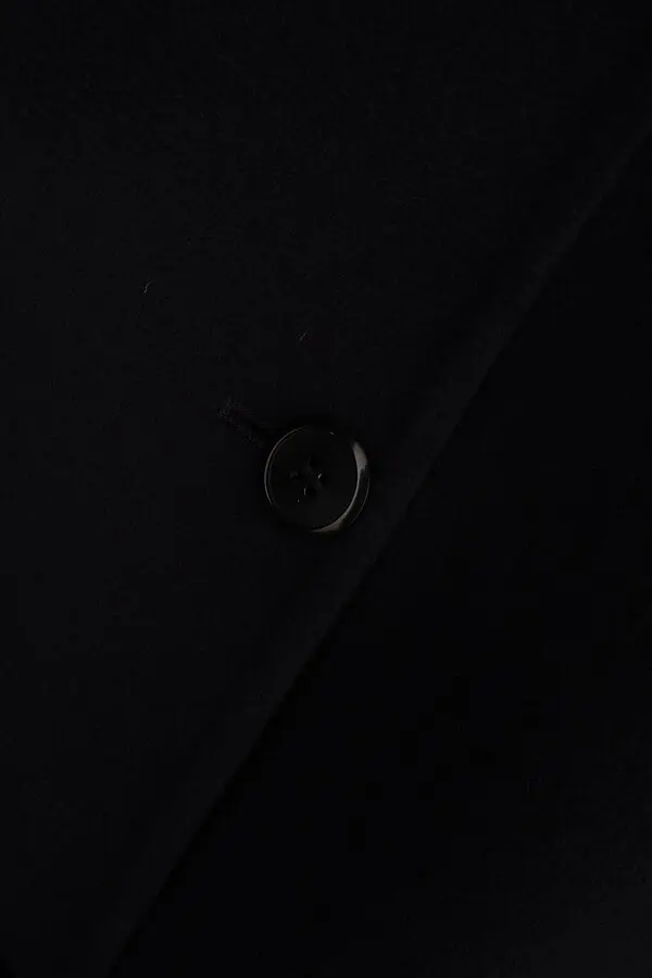 Prada Buttoned Long Sleeve Coat - Blue