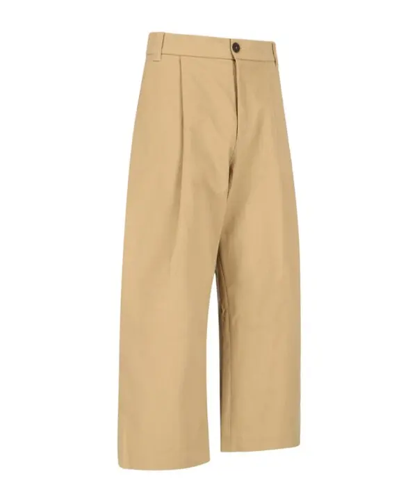 Studio Nicholson Sorte High-waisted Wide-leg Trousers - No