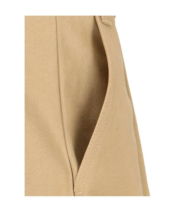 Studio Nicholson Sorte High-waisted Wide-leg Trousers - Nude