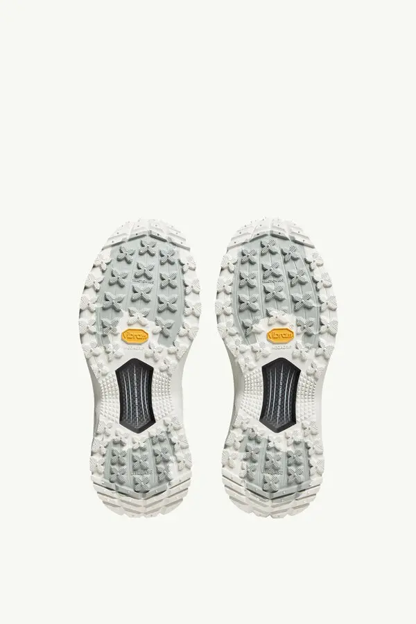Moncler Trailgrip Lite3 Nubuck Suede Lace-up Sneakers - White/ivory