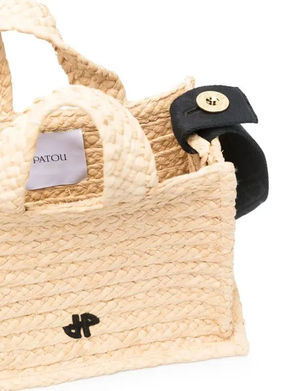 PATOU Woven Top Handle Bag