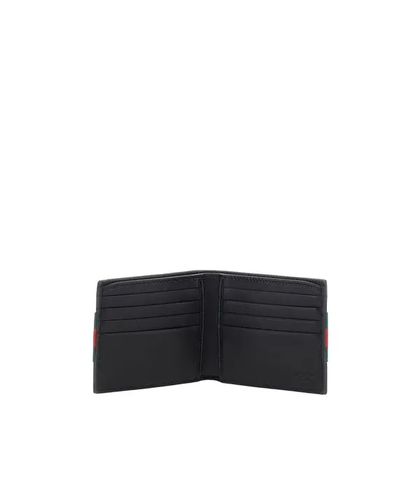 Gucci Web Trademark Bi-fold Wallet