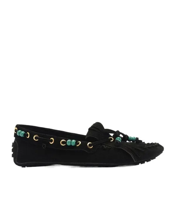 Farm Rio Tassel Loafers With Embellishments