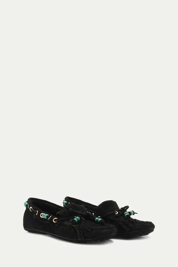 Farm Rio Tassel Loafers With Embellishments