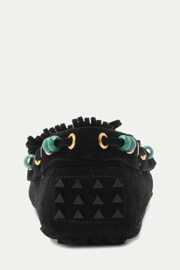 Farm Rio Tassel Loafers With Embellishments
