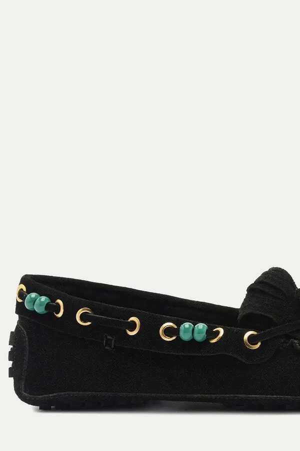 Farm Rio Tassel Loafers With Embellishments