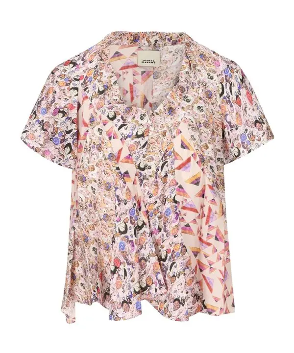 Isabel Marant Étoile All-over Printed Shirt - Pink