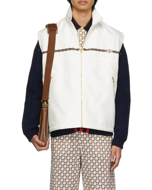 Gucci Interlocking G Zipped Vest