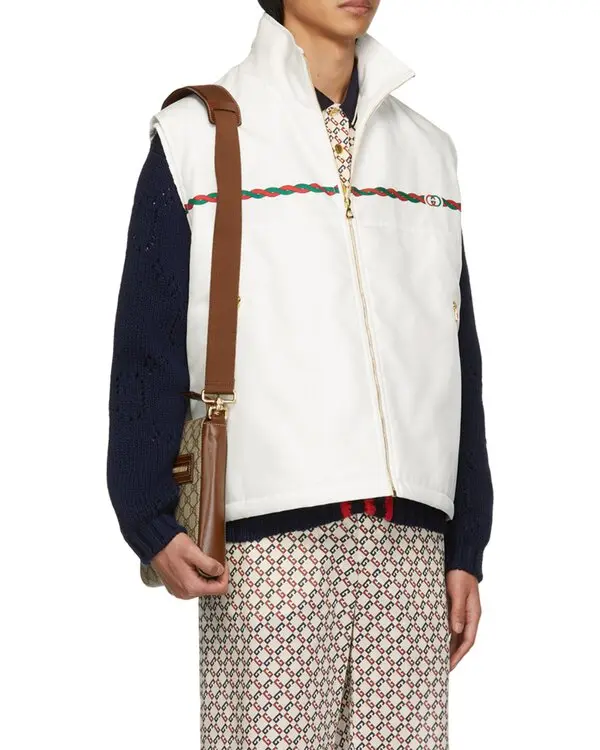 Gucci Interlocking G Zipped Vest