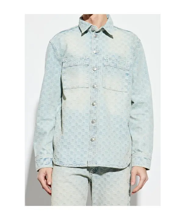 MISBHV Monogram Button-up Overshirt