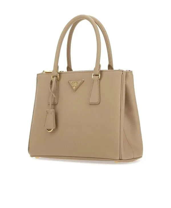 Prada Galleria Medium Saffiano Leather Handbag - Sand-colored