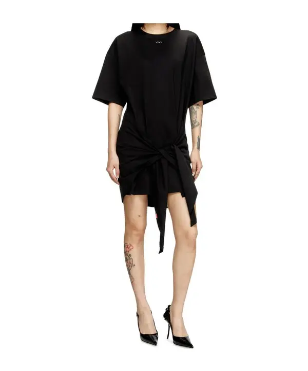 DIESEL® D-eivor T-shirt Dress - Black