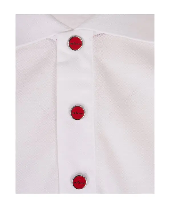 Kiton Short-sleeved Polo Shirt - White