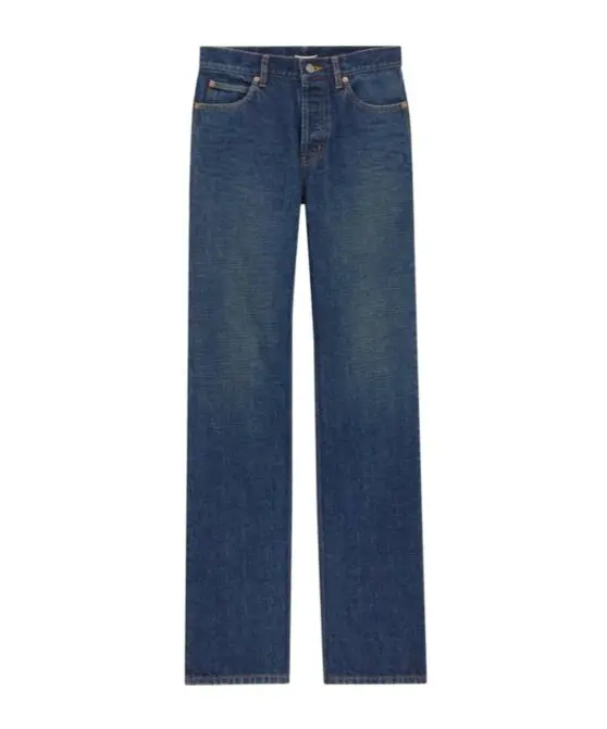 Saint Laurent Nico Low-rise Jeans - Indigo