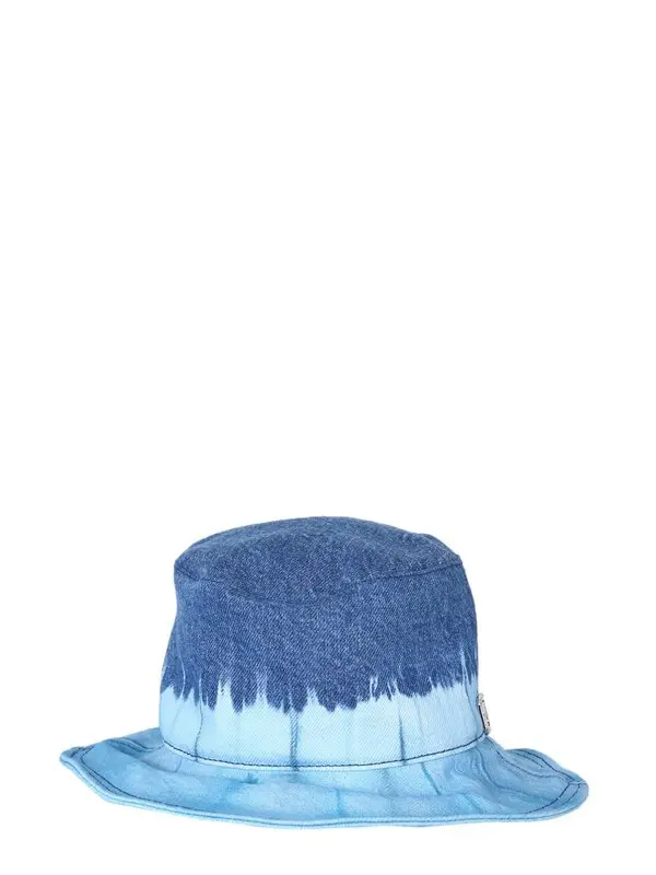 Alberta Ferretti Tie-dye Bucket Hat - Blue