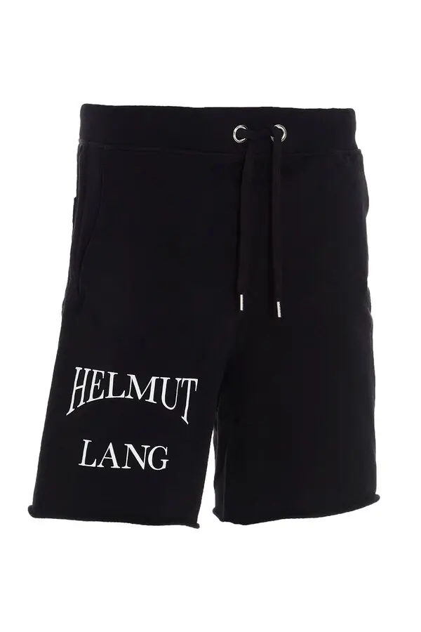 Helmut Lang Logo Print Track Shorts