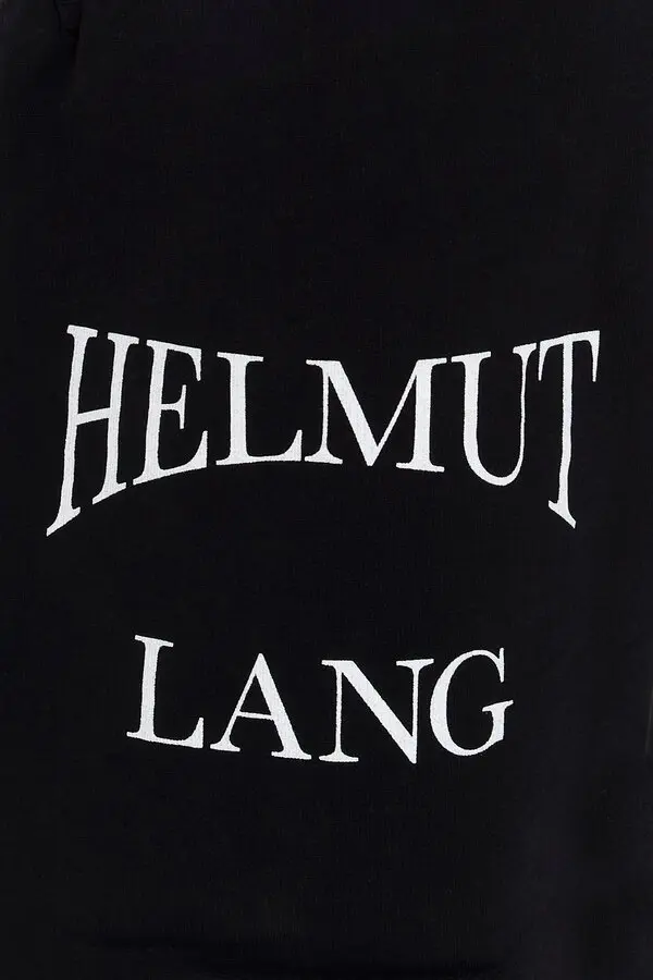 Helmut Lang Logo Print Track Shorts