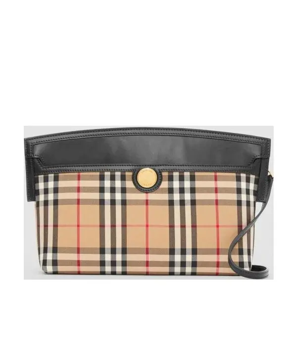 Burberry Society Vintage-check Clutch Bag